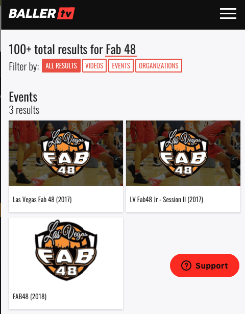 Finding a Video Replay on BallerTV – BallerTV